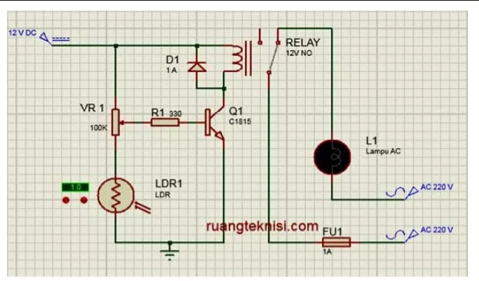 Skema Rangkaian Sensor Cahaya 12V dan Penjelasannya - Bengkeltv.id