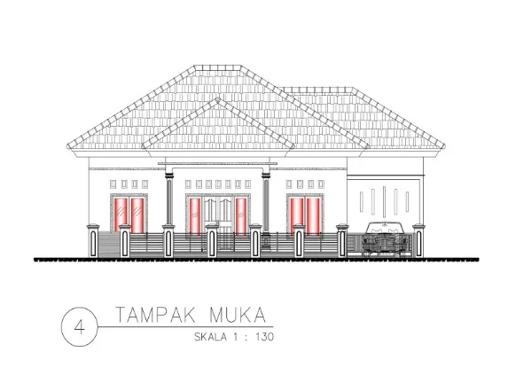 √ Pengertian Denah, Tampak, Potongan dalam Arsitektur Paling Tepat
