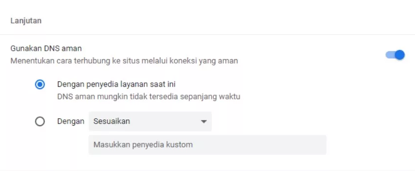 Mengenal Fitur Baru DNS Chrome Berikut Penjelasanya - Bengkeltv.id